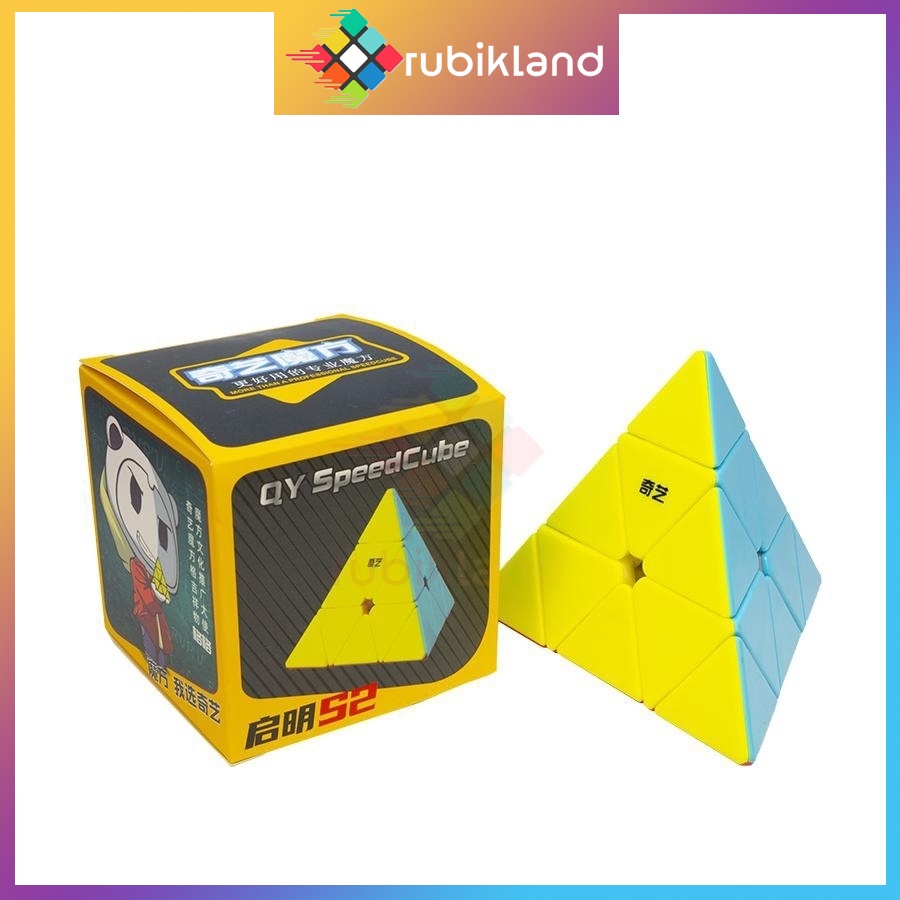 Rubik Pyraminx Stickerless QiYi QiMing Rubic สามเหลี่ยม Variant พีระมิด ...
