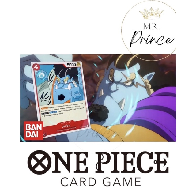 One Piece Card game Jinbe[OP01-014]UC Mr.เจ้าชาย | Shopee Thailand
