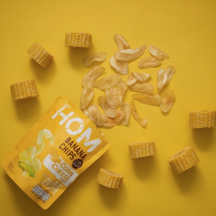 Hom Banana Chips กล้วยหอมทองปรุงรส ขนาด 40 กรัม | Shopee Thailand