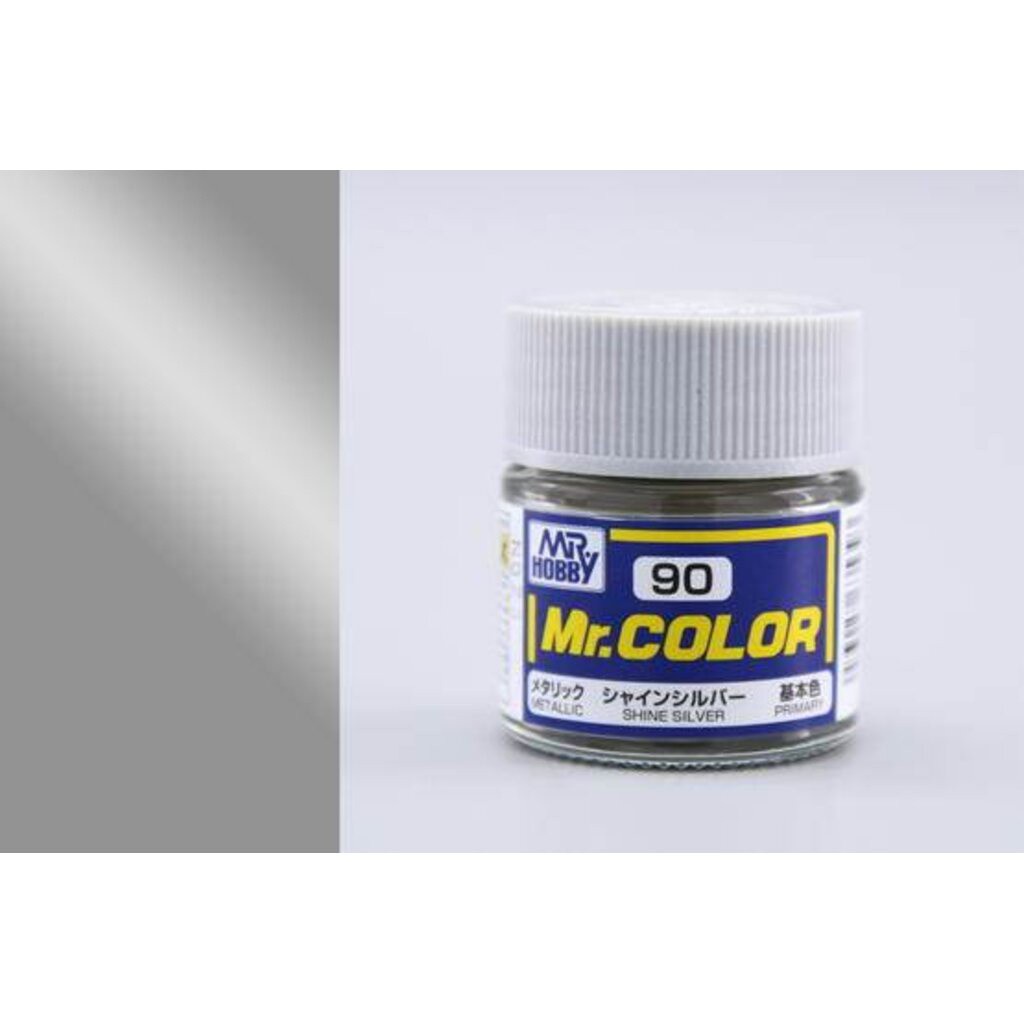 สีสูตรทินเนอร์ Mr.Color C90 shine silver | Shopee Thailand
