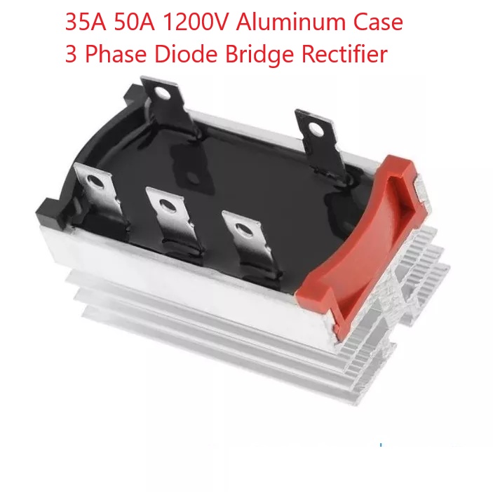 35A 50A 1200V Aluminum Case 3 Phase Diode Bridge Rectifier 50Amp SQL50A ...