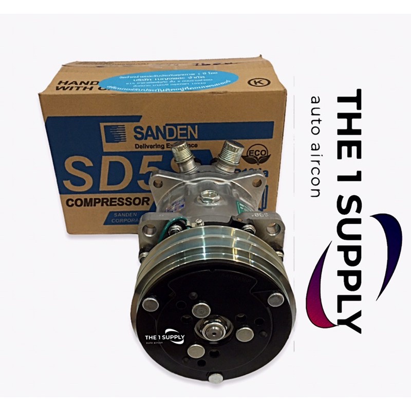 คอมแอร์ 508 ซันเด้น แท้ SANDEN SD508 SD5S | Shopee Thailand