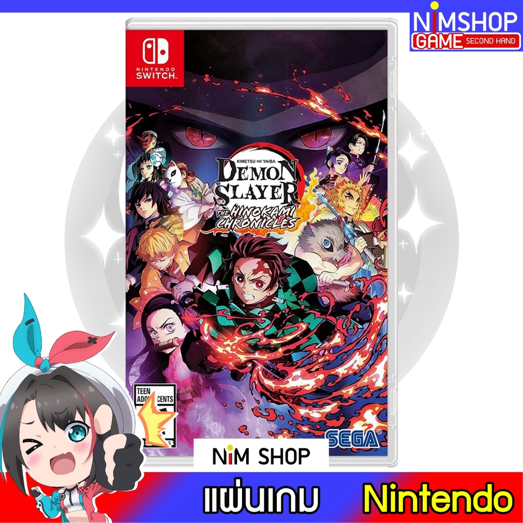 (มือ2) Nintendo Switch : Demon Slayer Kimetsu No Yaiba The Hinokami ...