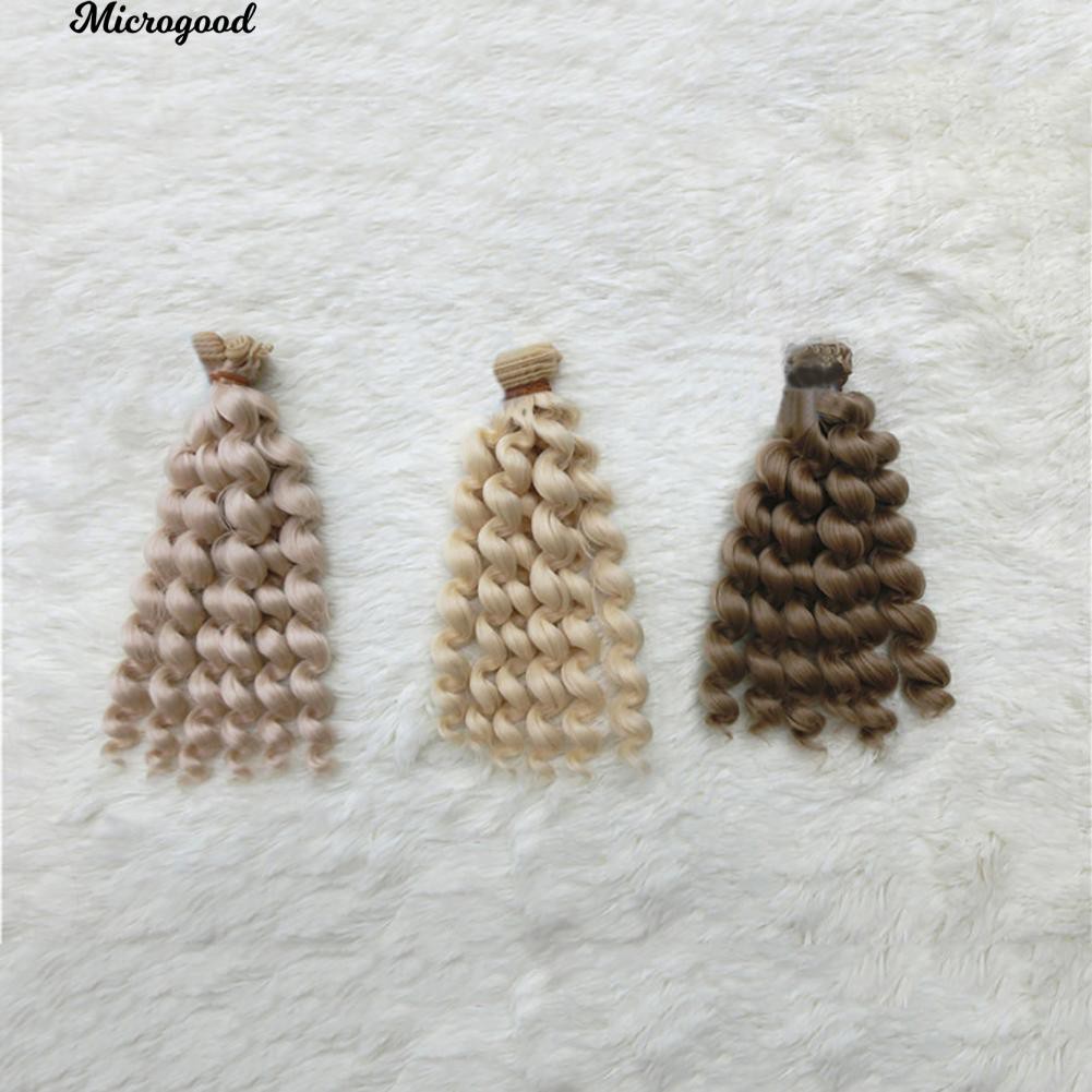 Mini Ringlet Curly 20cm ผม Tresses ตุ๊กตาสาววิกผม Toy | Shopee Thailand