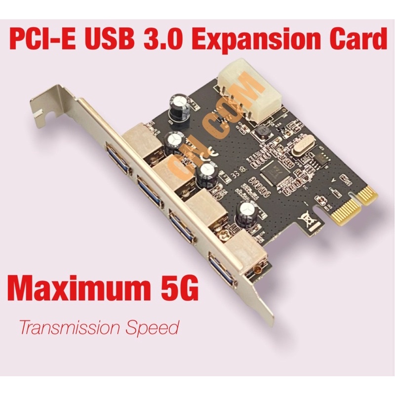 4พอร์ตUSB 3.0 PCI-eการ์ดPCI Express PCIe USB 3.0 Hub Adapter 4พอร์ตUSB 3 0 PCI E PCIe Express 1x ...