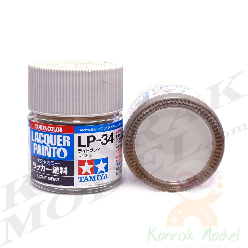 สีทามิย่าสูตรแล็คเกอร์ Tamiya Lacquer paint LP34 Light gray 10ML ...