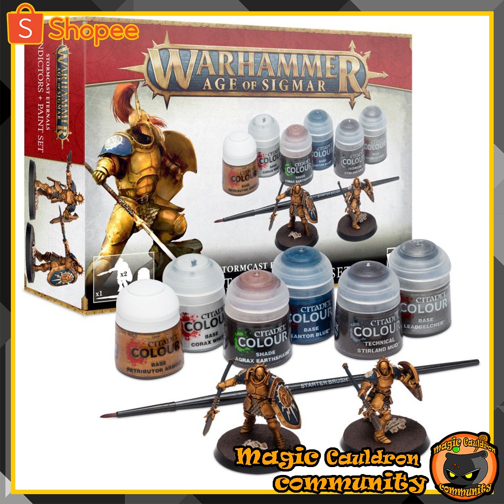 AOS STORMCAST + PAINTS SET Warhammer AOS | Shopee Thailand