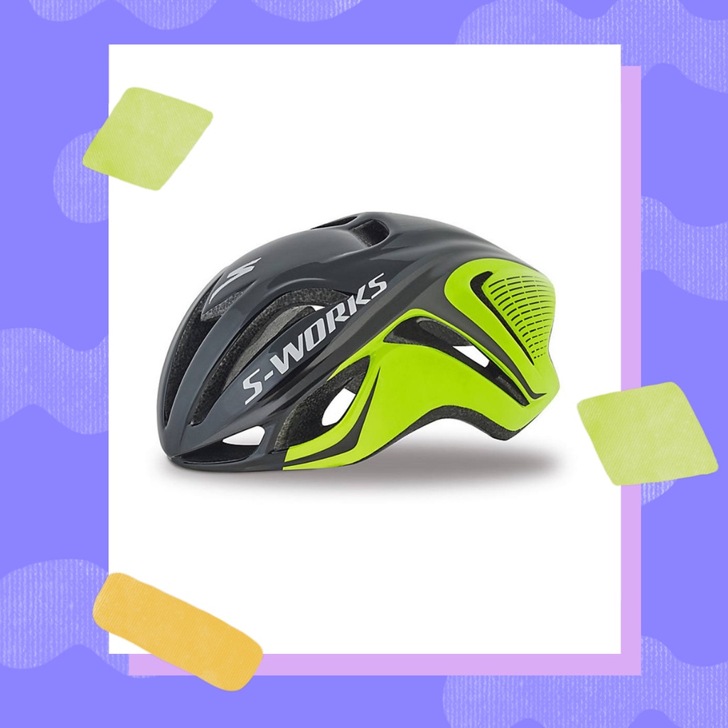 หมวกปั่นจักรยานยี้ห้อดัง หมวกจักรยาน HELMETS SPECIALIZED S-WORKS EVADE TRI HYPER/BLACK ASIA ...