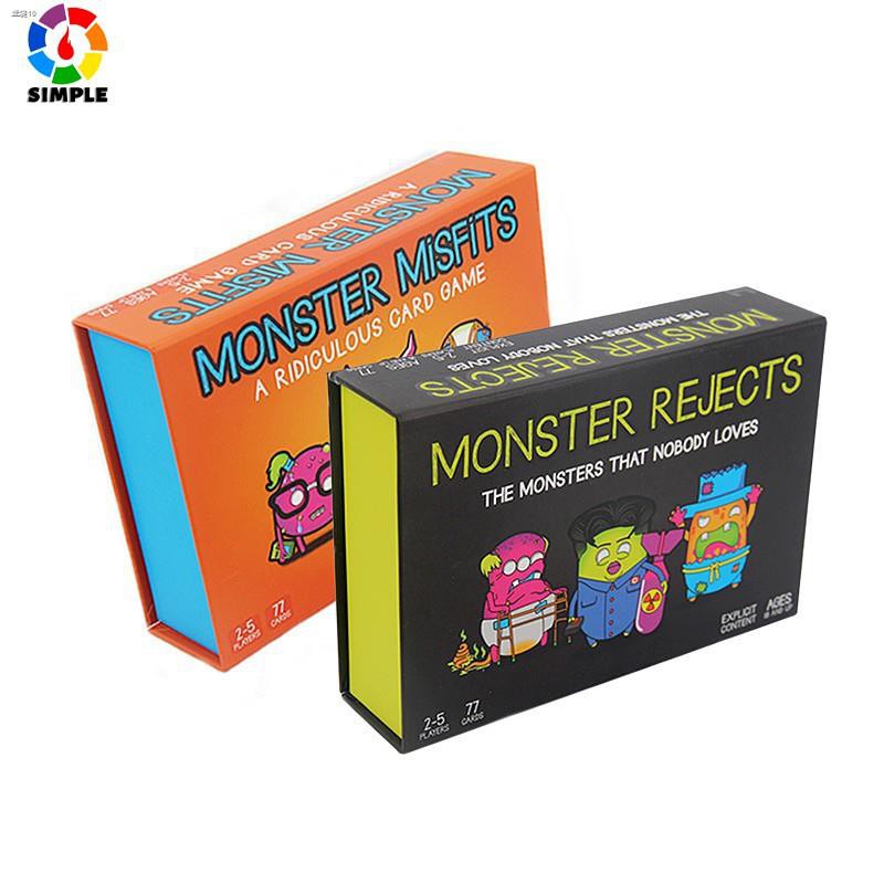 Monster Rejects Board Game (ภาษาอังกฤษ) - บอร์ดเกม Misfits | Shopee ...