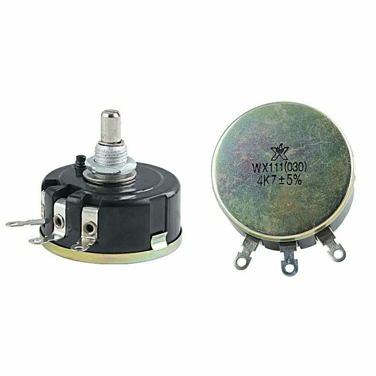 WX111 WX050 โพเทนชิโอมิเตอร์แบบหมุนรอบเดียว 1K 2K2 4K7 10K | Shopee ...