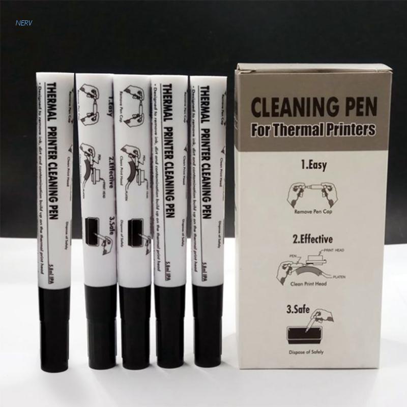 NERV 5 Pcs Maintenance Pen Decontamination Pen Printer Printhead ...