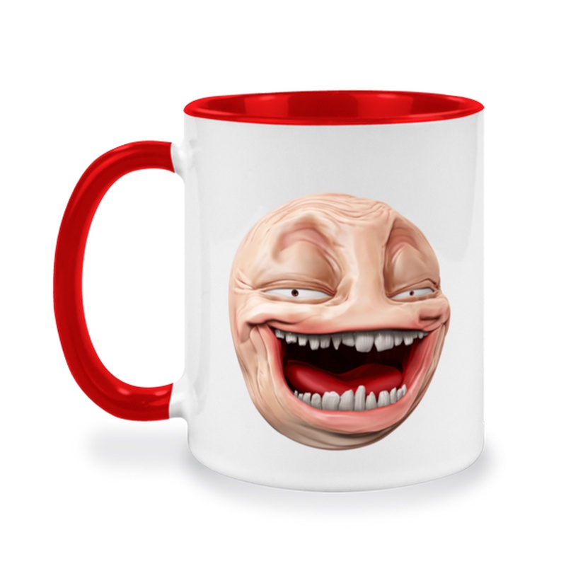 แก้วเซรามิก meme face มีม Haa got you bamboozled ฮา โดนคุณหลอก | Shopee ...