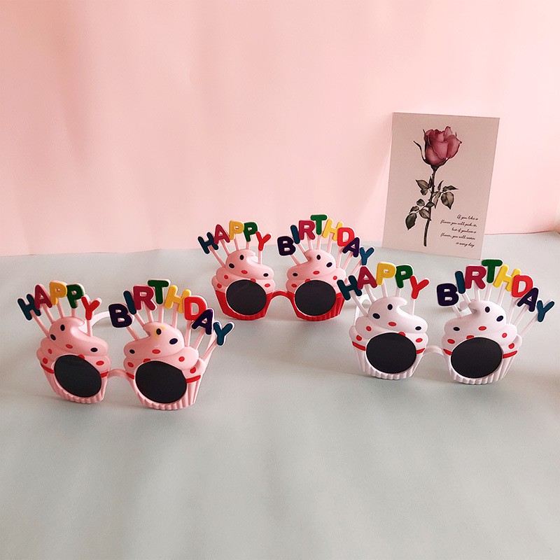 FD001 แว่นตา HBD สีสดใส X1-3[2] | Shopee Thailand