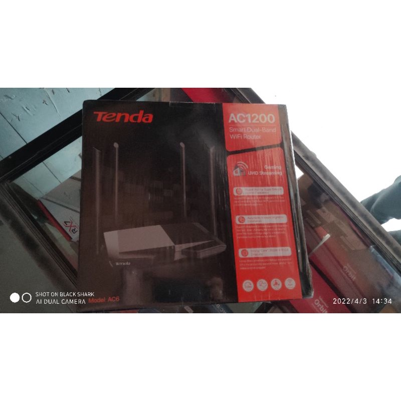 Tenda AC6 AC1200 ดูอัลแบนด์ 2.4ghz + 5Ghz เวอร์ชั่นทั่วโลก ภาษาอังกฤษ | Shopee Thailand