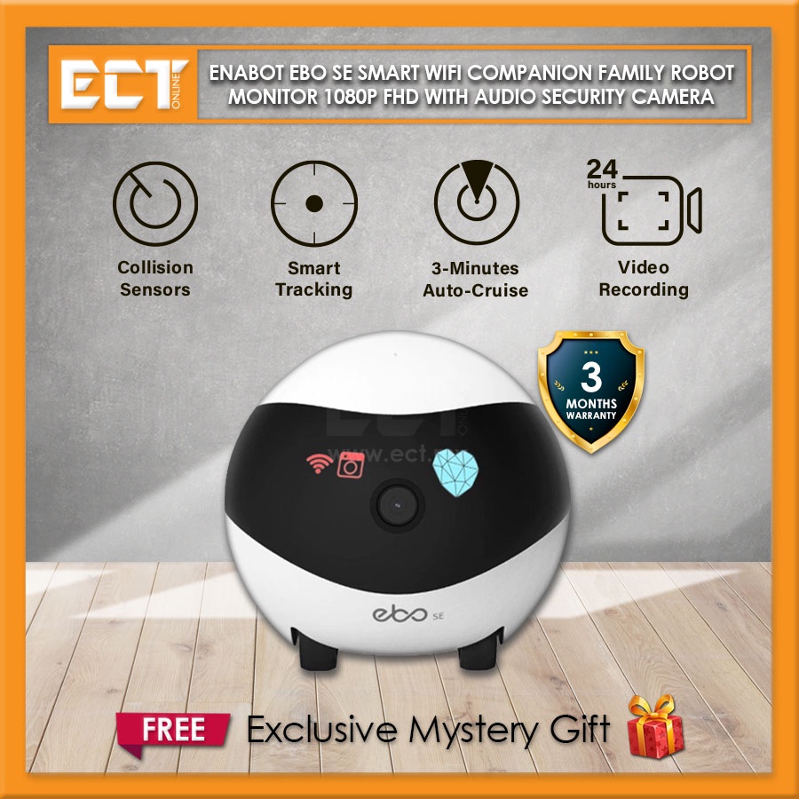 Enabot EBO SE / AIR Smart WIFI Companion Family Robot Monitor FHD พร้อม ...