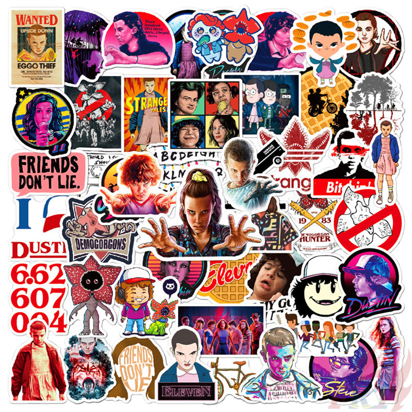 Stranger Things - Series 07 สติ๊กเกอร์ 50Pcs/Set TV Shows Mixed Luggage ...