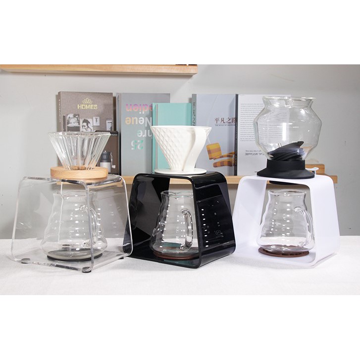แท่นดริป กาแฟ Coffee Dripper Stand Acrylic ทำจากอะคริลิค ล้างทำความ ...