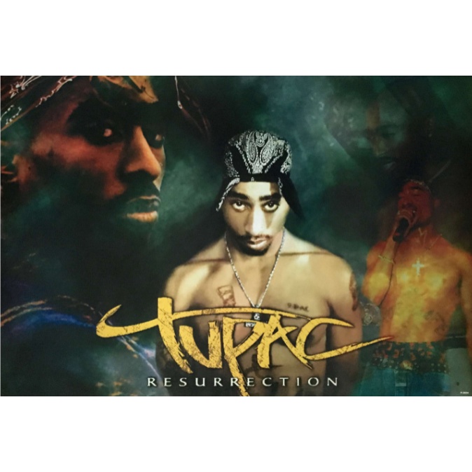 โปสเตอร์ 2Pac (6แบบ) Tupac Shakur ทูพัค ชาเคอร์ ศิลปิน แร็ปเปอร์ วง ...