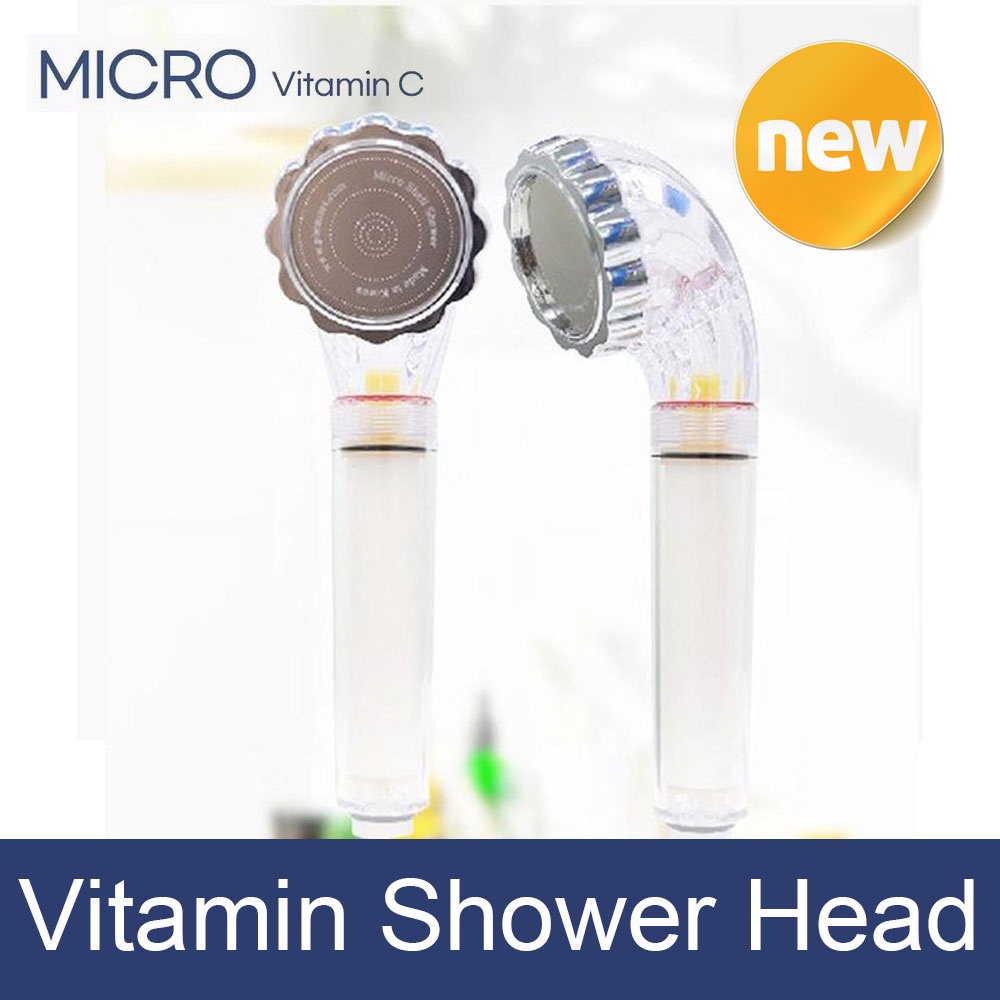 MICRO CVS-400 Vitamin Shower Head Micro Remove Impurities from Tap ...