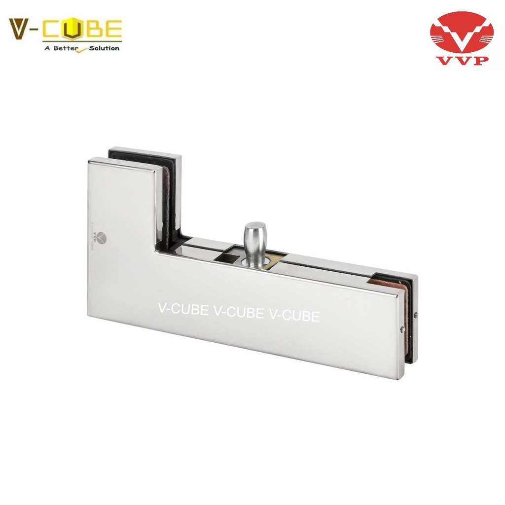 FT40 ตัวหนีบช่องแสงบนและข้าง-สีสแตนเลส-PS สำหรับประตูกระจกบานเปลือย ...