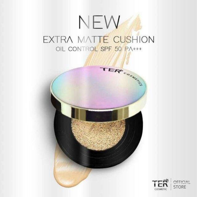 TER Extra Matte Cushion Oil Control SPF50 PA+++ (New)เฑอเอ็กซ์ตร้าแมทคุชชั่น ( ตลับจริง ...