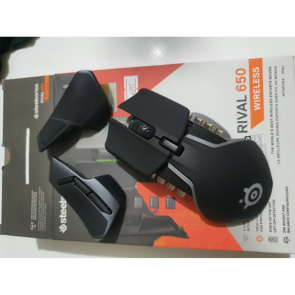 เมาส์เกมมิ่ง SteelSeries Rival 650 RGB Wireless Gaming Mouse (มือสอง ...