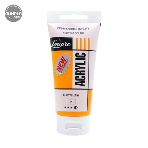 Louvre Acrylic 024 Deep Yellow 80 ml 8851596080240 (สี) | Shopee Thailand