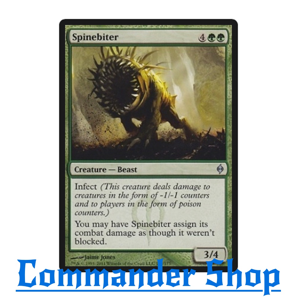 Spinebiter (Creature - Phyrexian Beast) Green การ์ดเกม Magic The ...