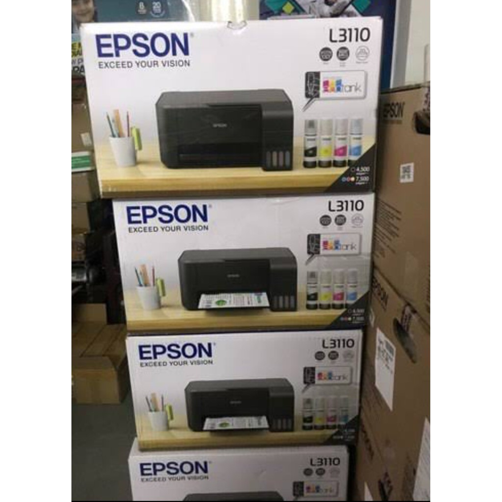 Brand NEW Original Sealed EPSON L3110 SMART 3in1 PRINTER with free inks ...