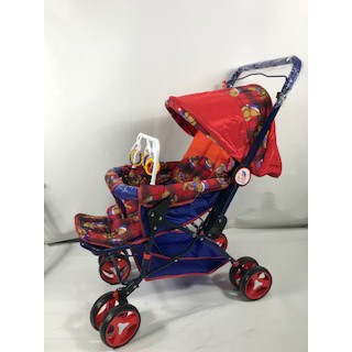 รถเข็นเด็ก รุ่น FK 903-1 ลายหมีสีแดง | Shopee Thailand