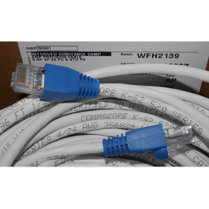 COMMSCOPE CAT5e LAN Cable สายแลน สายเครือข่าย อินเตอร์เน็ต คอมม์สโคป ...