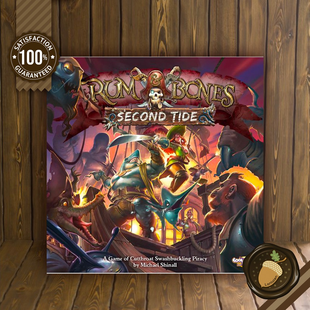 Rum & Bones Second Tide บอร์ดเกม คู่มือภาษาอังกฤษ (Boardgame บอร์ดเกม ...