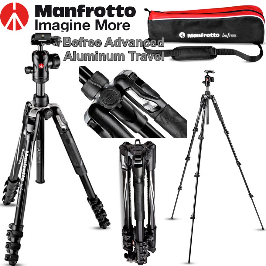ขาตั้งกล้อง Manfrotto Befree Advanced Aluminum QPL Travel Tripod lever, ball head (QPL) (ส่ง EMS ...