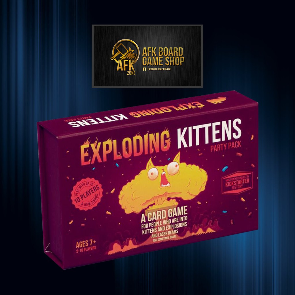 Exploding Kittens Party Pack ENG Edition - Board Game - บอร์ดเกม | Shopee Thailand