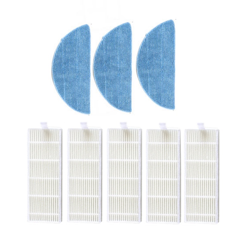 อะไหล่ไส้กรอง HEPA ผ้าม็อบ แบบเปลี่ยน สําหรับหุ่นยนต์ดูดฝุ่น Dibea ...