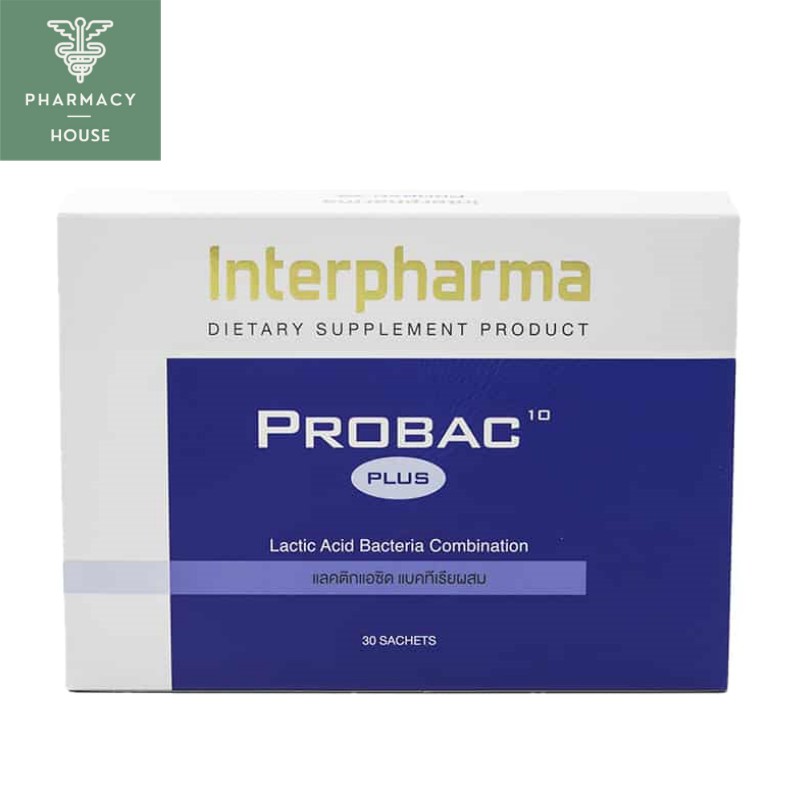 // สั่งกับบริษัทProbac // Interpharma Probac 10 plus 30 sachets | Shopee Thailand
