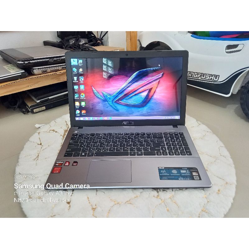 โน๊ตบุ๊คมือ2 Asus R510ZE AMD FX-7600P แรม4gb การ์ดจอแยก AMD R7 M270DX ...
