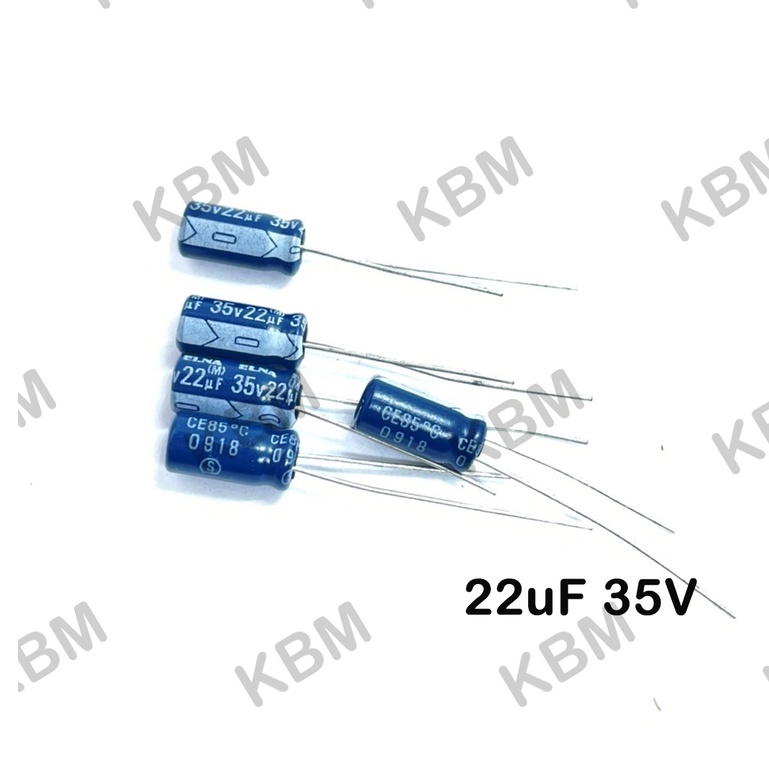 Capacitor (คาปาซิเตอร์) 22uF 16V 22uF 25V 22uF 35V 22uF 35V 22uF 50V ...