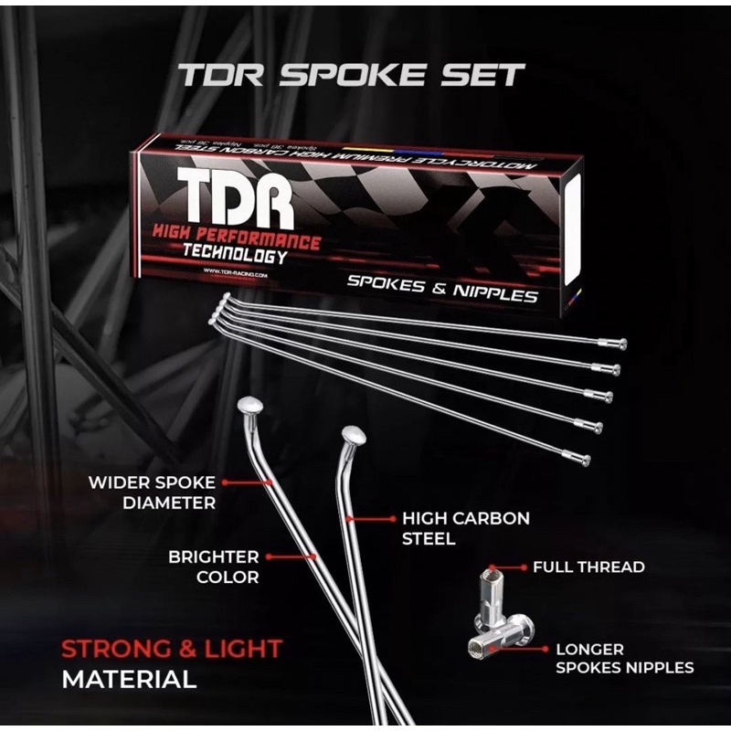Tdr Spokes/TDR Bars/TDR RACING Fingers | Shopee Thailand