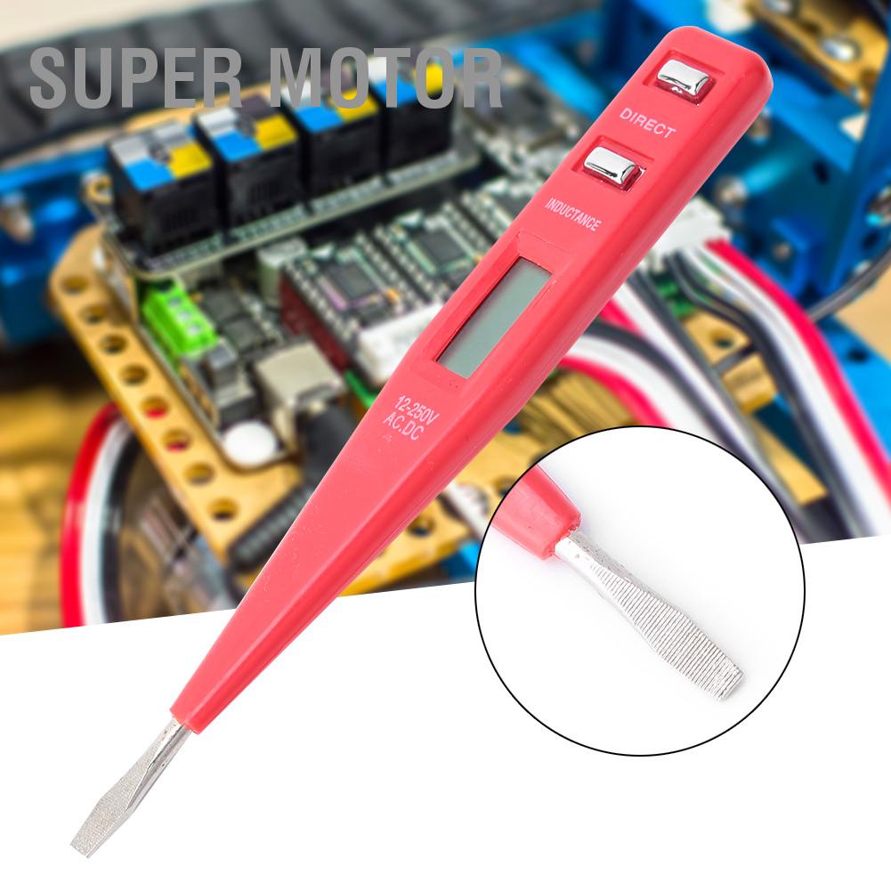 Super Motor Multi-function Digital Display Voltage Tester Detector Non ...