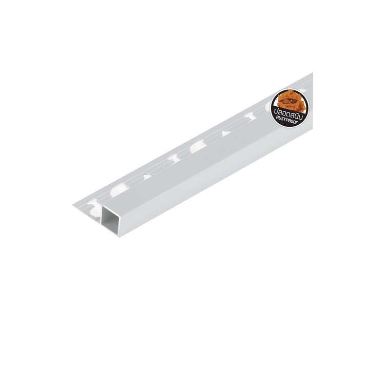 คิ้วอลูมิเนียมมุมเหลี่ยมกลางอลูมิเนียม PA 902011 2m | DP | CA 902001 ...