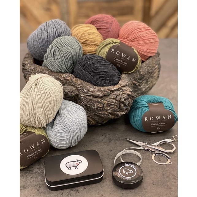 👖ไหมพรม Rowan Denim Revive cotton made in italy🇮🇹 | Shopee Thailand