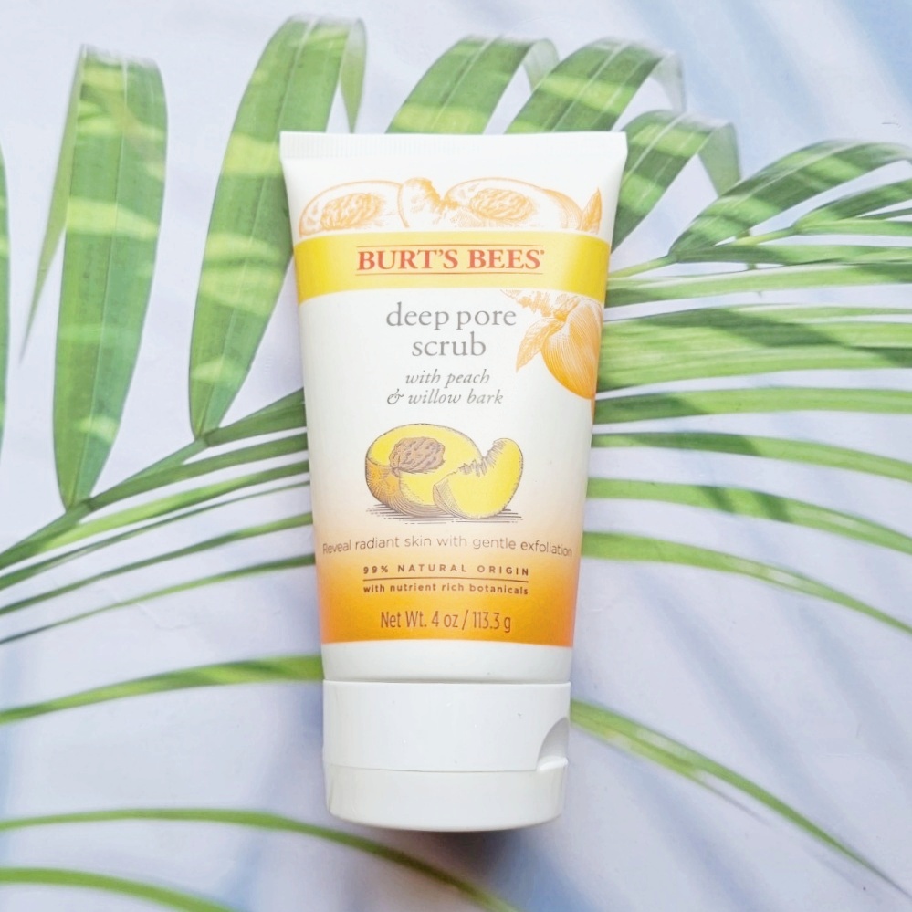 เบิร์ตส์บีส์ สครับ สำหรับผิวหน้า Deep Pore Scrub With Peach & Willow ...