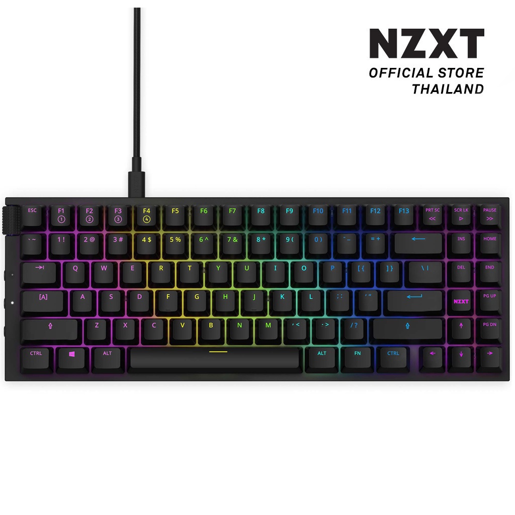 NZXT KEYBOARD FUNCTION MINI TKL BLACK/WHITE (US ENGLISH ANSI) | Shopee ...