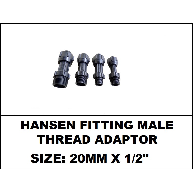 Hansen MTA / HANSEN MALE THREAD ADAPTOR / HANSEN MAN THREAD ADAPTER ...