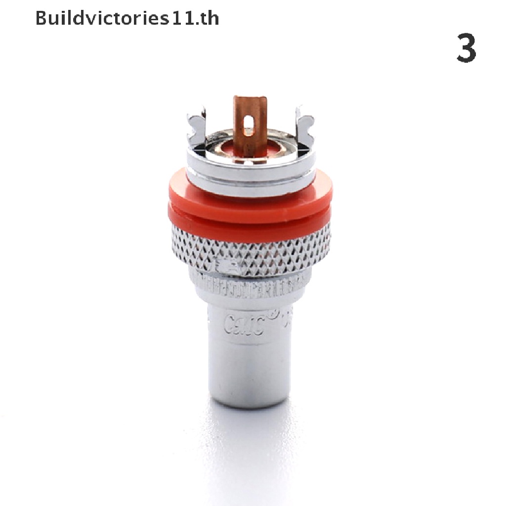 【Buildvictories11】ซ็อกเก็ตแจ็คเชื่อมต่อเสียง วิดีโอ ทองแดง CMC RCA ตัวเมีย AV 2 ชิ้น 1 คู่ ...