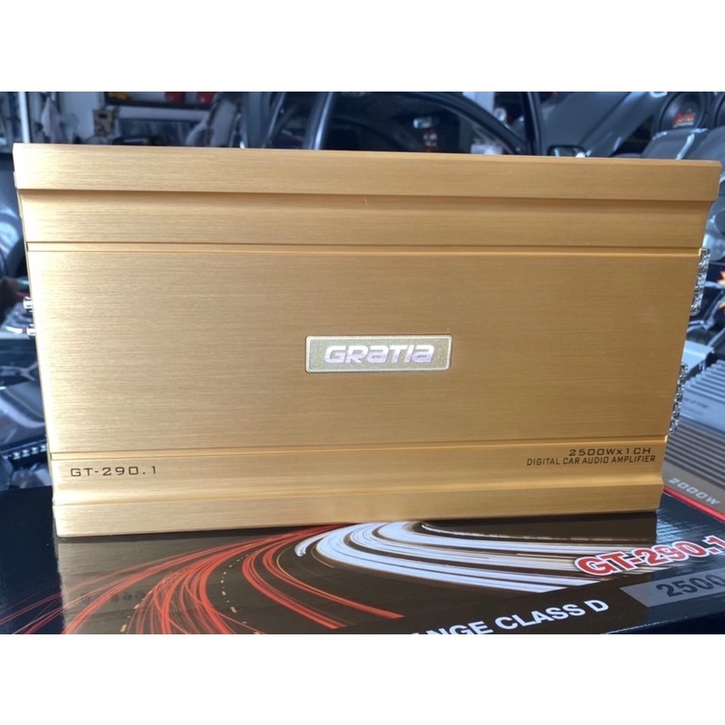 Class D 2500w. รุ่นใหม่ GRATIA GT-290.1 🔊 ขับซับ 12นิ้ว แม่เหล็ก180/2-3ก้อนเสียงดี เบสแรงๆ แน่นๆ ...