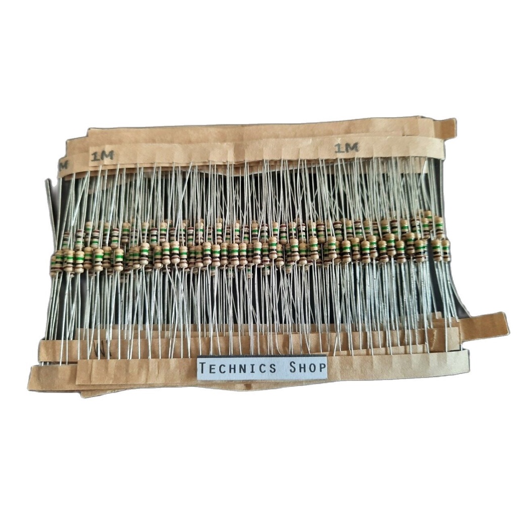 ตัวต้านทาน 1 Mโอห์ม 1/4W จำนวน 20 ตัว Resistor 1 MOhm 20 pcs. | Shopee ...