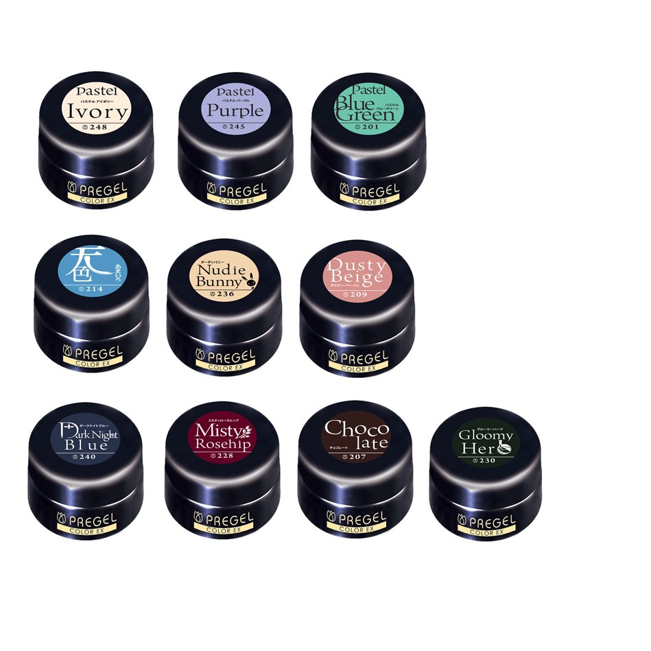 PREGEL สีทาเล็บเจล-สีเจลทาเล็บ COLOR EX | Shopee Thailand