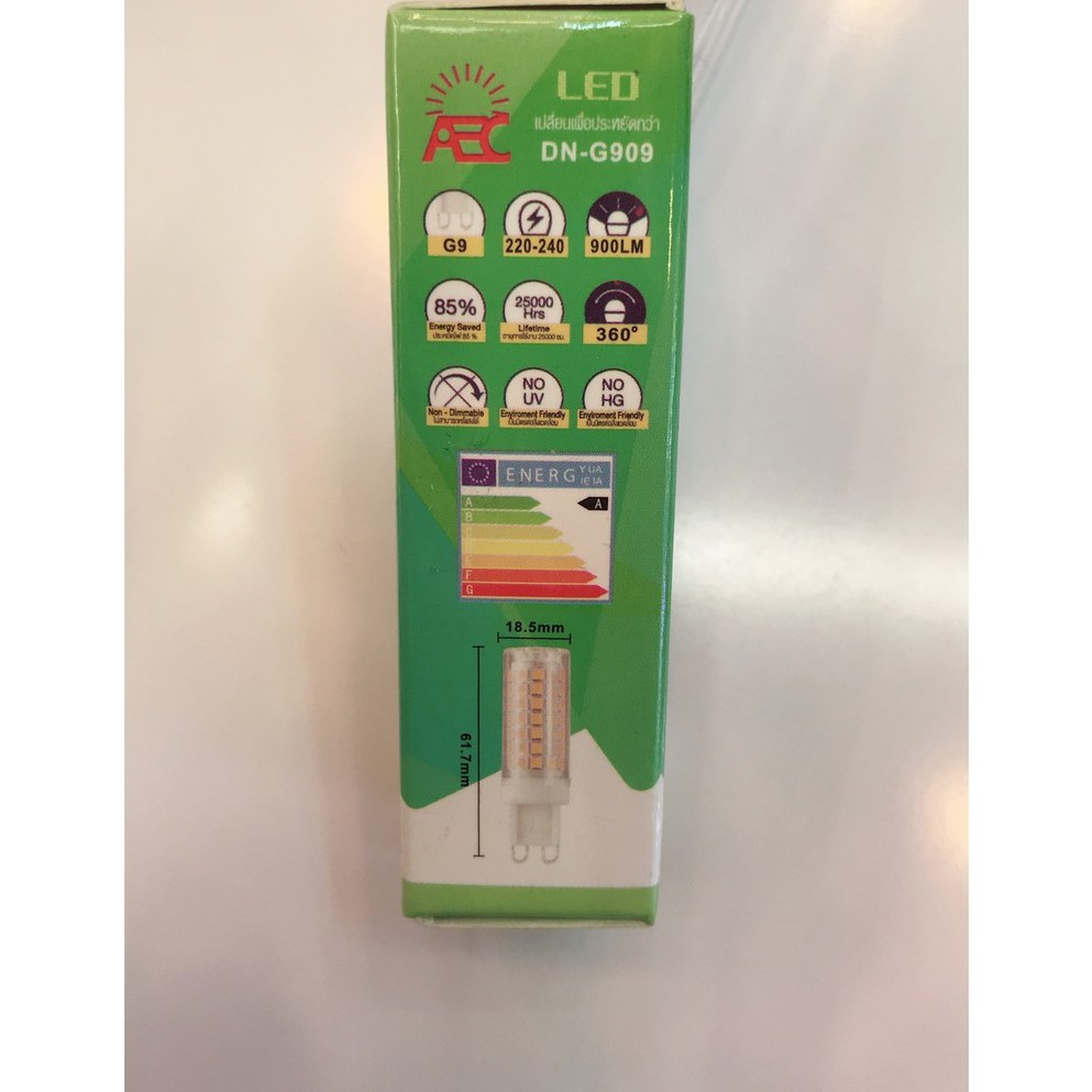 หลอด LED G9 3W 3000K DNER | Shopee Thailand